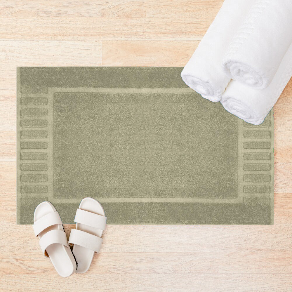 Belem 2 Pcs Bath Mat | Sage Green – DZEE Home